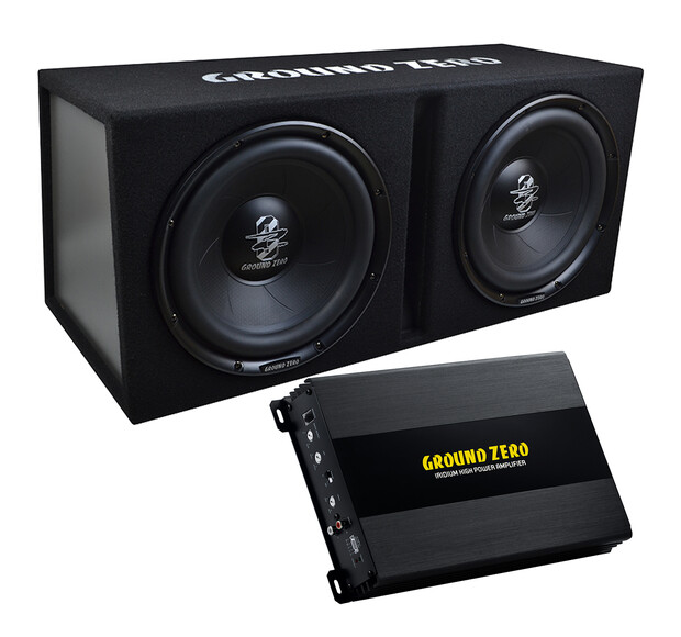 Ground Zero 500 2x12" bassopaketti - Autostudio.fi