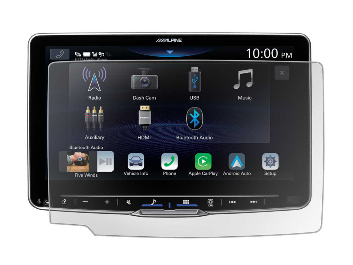 Alpine KAE-HF9DA Alpine Halo 9 soittimen suojakalvo - Autostudio.fi