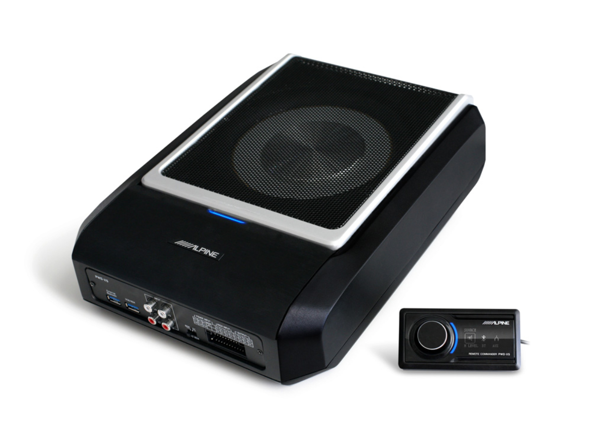Alpine PWD-X5 8" aktiivisubwoofer DSP-vahvistimella - Autostudio.fi