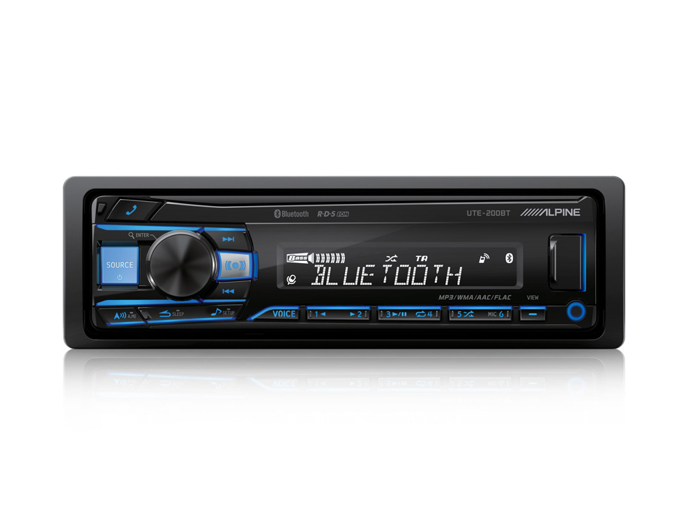 Alpine UTE-200BT 1-DIN Bluetooth headunit - Autostudio.fi