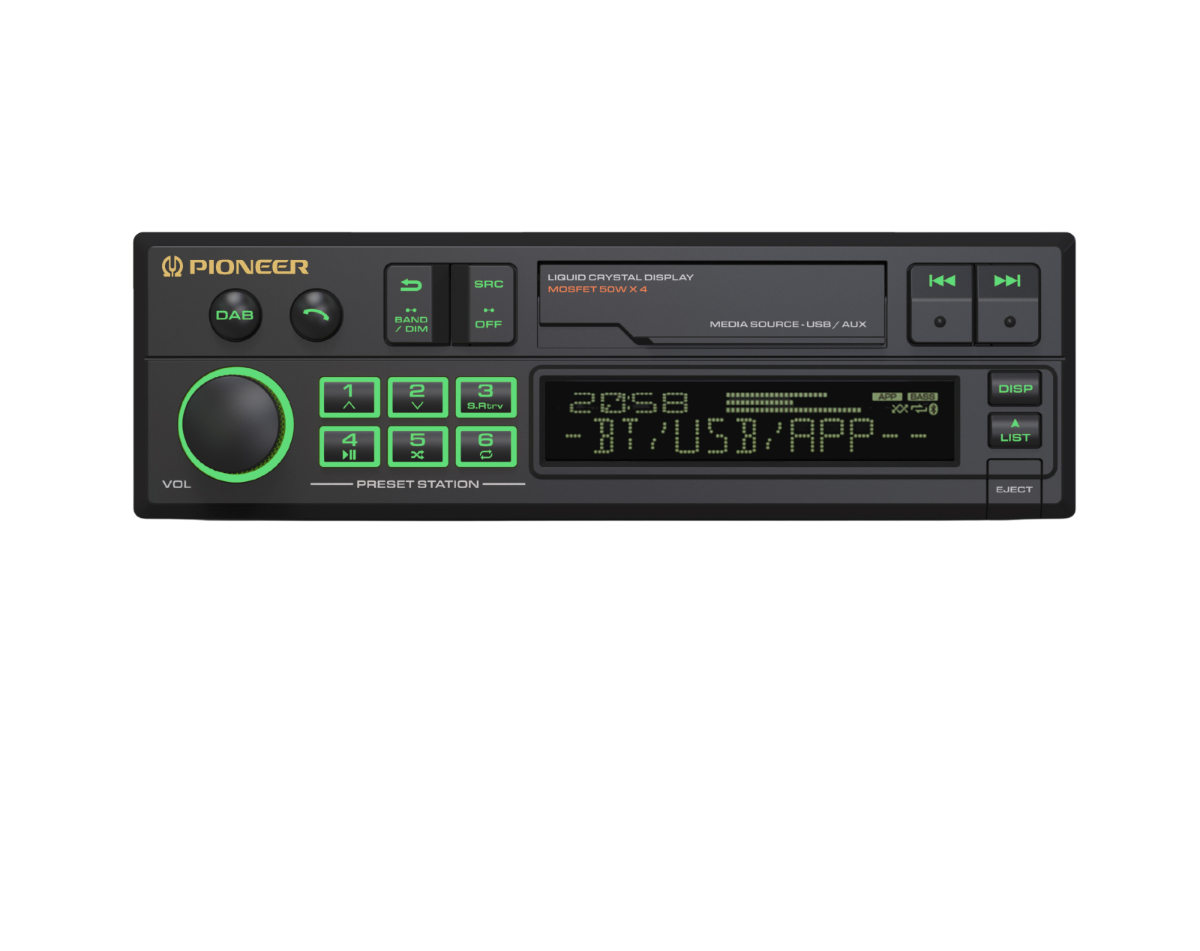 Pioneer SXT-C10PS 1-DIN retro autosoitin - Autostudio.fi