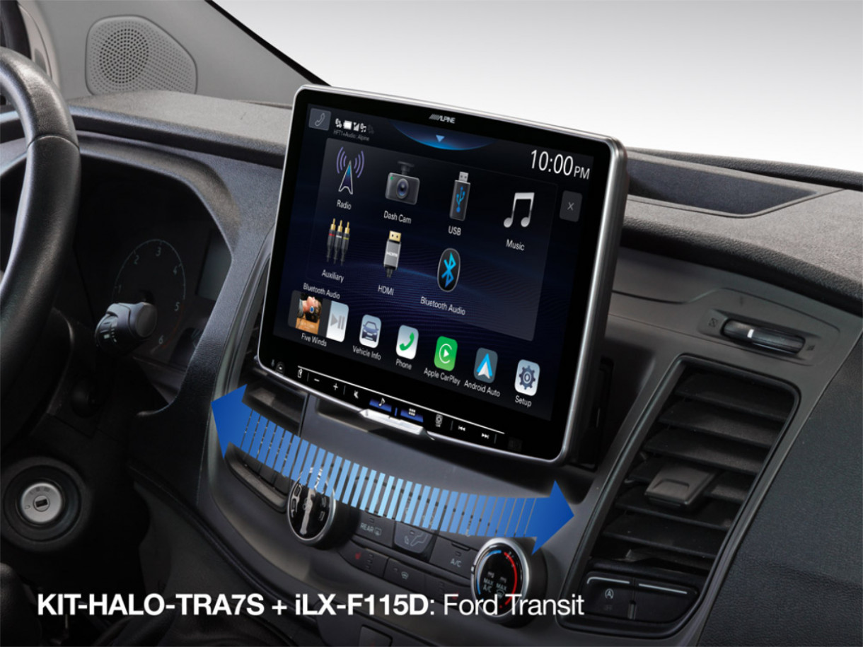 Alpine KIT-HALO-TRA7S Ford Transit Custom Alpine Halo -soittimen ...